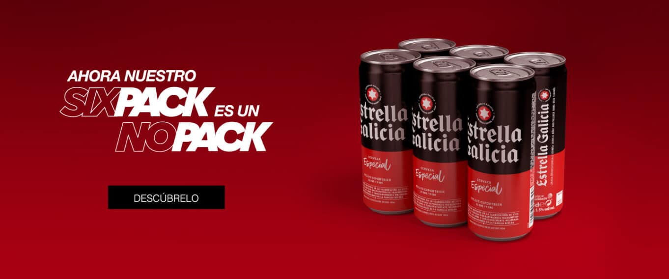 Estrella Galicia lanza el “No Pack”, el packaging que no existe ...